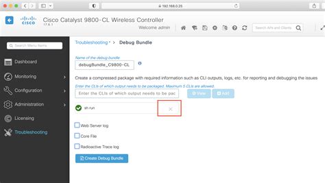 Catalyst 9800 Collecting Show Tech Wireless Wireless Troubleshooting