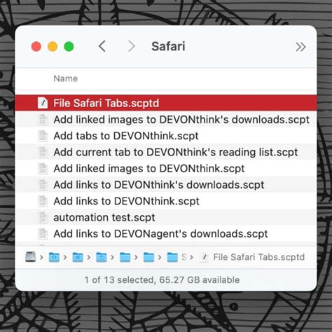 Devontechnologies How To Extend Our Browser Filing Script