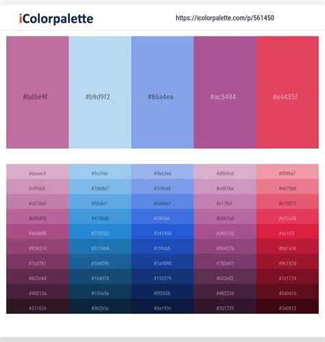 800 Latest Color Schemes With Mandy Color Tone Combinations 2023