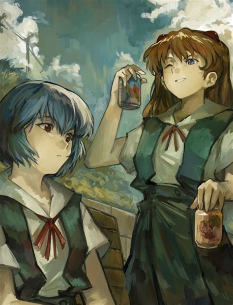 Create Meme Evangelion Yuri Ayanami Rei And Asuka Evangelion Aska Is
