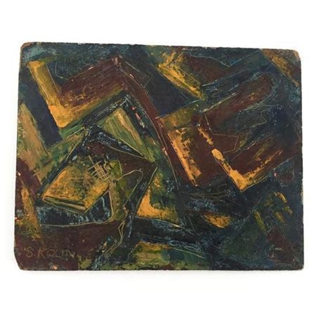 Sacha Kolin Abstract Modernism Provenance Of David And Marussia Mary