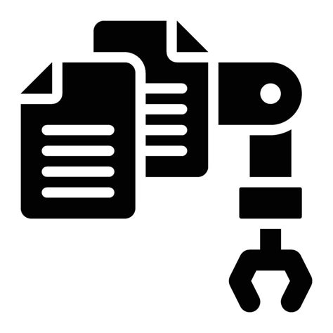 Manufacturing Data Information Glyph Solid Icon 55544391 Vector Art At