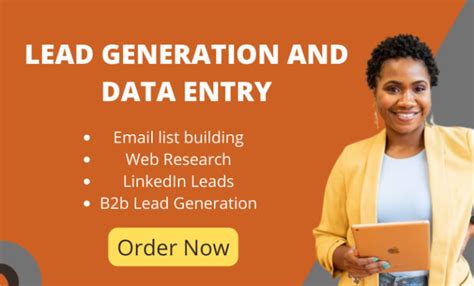 Do Excel Data Entry Web Research Linkedin And B2b Lead Generation By