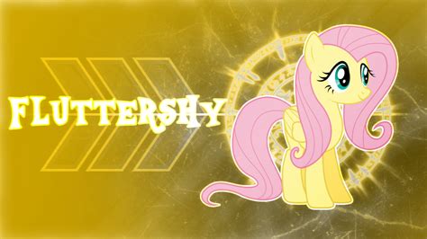 Fluttershy Yellow Background Hd Wallpaper By Lilothestitch On Deviantart