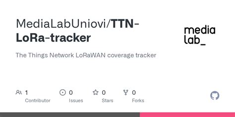 Github Medialabuniovi Ttn Lora Tracker The Things Network Lorawan Coverage Tracker