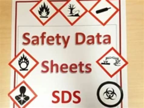 Development Of Safety Data Sheet Sds Of Various Chemicals Upwork