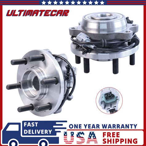 Set 2 Front Wheel Hub Bearing Assembly For Nissan Frontier Pathfinder