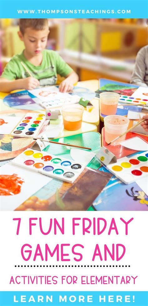Games And Theme Day Ideas For Fun Fridays In Elementary Classroom