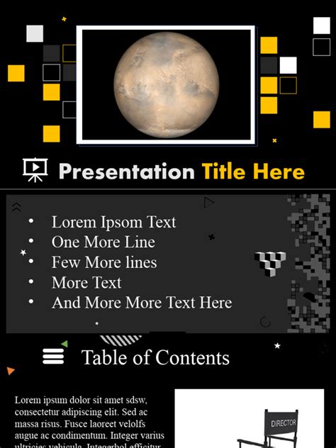051 Mars Presentation Template By Myfreeppt Pdf