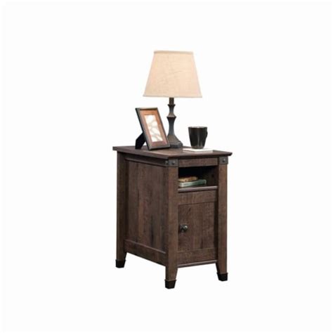 Sauder Carson Forge Engineered Wood End Table In Coffee Oak 1 Kroger