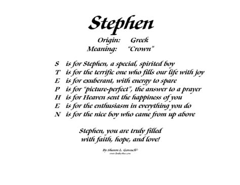 Meaning Of Stephen Lindseyboo