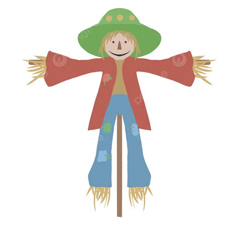 Flat Style Scarecrow Clip Art Scarecrow Scarecrow Clip Art Clipart