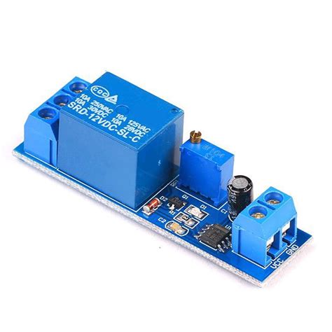 Fankhu NE Time Delay Relay Module Monostable Switch Delay Connect Disconnect Relay Module V
