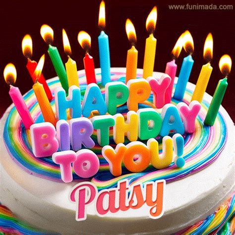 Patsys Name Happy Birthday Cake  Download On