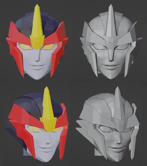 🤖 Flamewar Prime Arcee Head・ Stl File For 3d Printing・cults