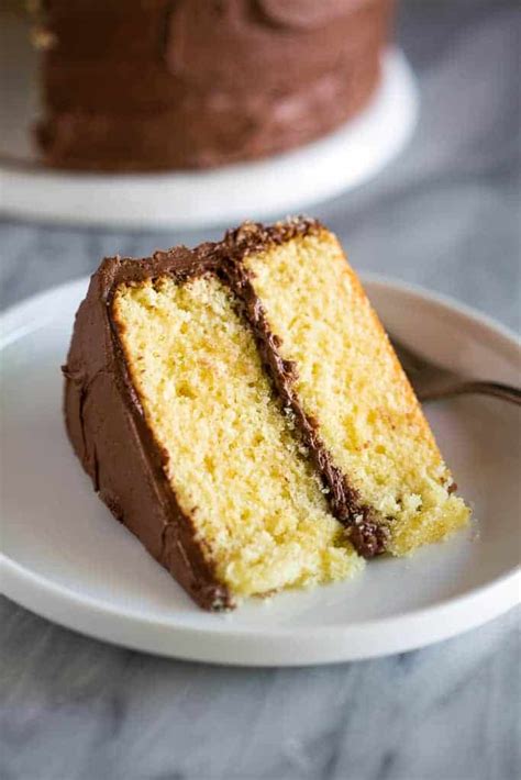 Yellow Cake With Chocolate Frosting Tastes Better From Scratch