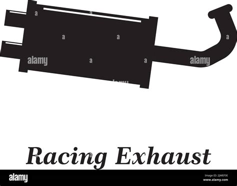 Exhaust Racing Icon Logo Vector Design This Vector Image Can Be Used
