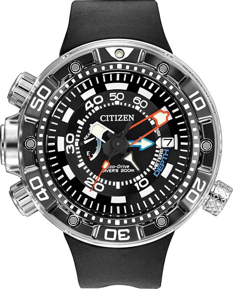 Citizen Mens Eco Drive Promaster Sea Aqualand Depth Meter