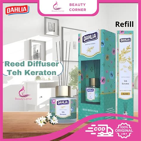 Jual Dahlia Reed Diffuser Teh Keraton Pengharum Ruangan Shopee Indonesia
