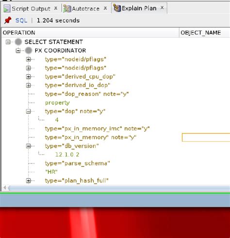 Explain Plan ‘notes In Oracle Sql Developer