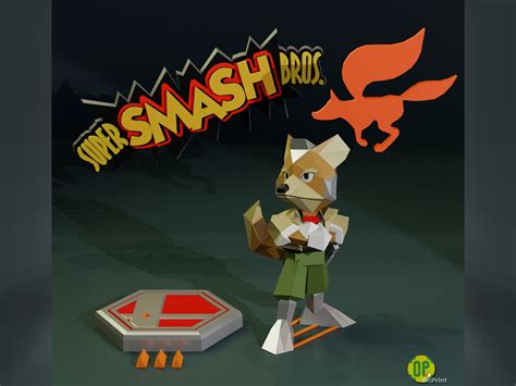 🦊 Fox Smash Bros 64 3d Printable Model ・ 3d File For 3d Printing・cults