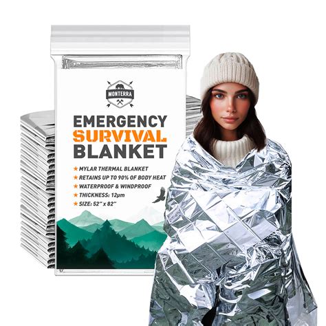 Manta Térmica Aluminio De Emergencia Para Supervivencia 130 X 210cm