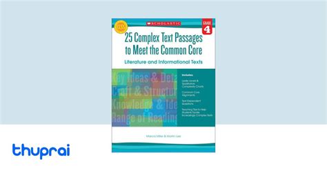 Buy 25 Complex Text Passages To Meet The Common Core Literature And Informational Texts Grade