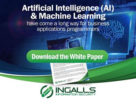 Cybersecurity Ai Ml Artificialintelligence Machinelearning Whitepaper Ingalls