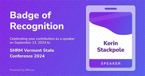 Thank You To The Leaders Of Vermont Shrm That Was A Great Conference Kerin Stackpole