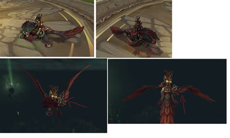 Can Blizzard Please Fix The Hunter Class Mounts Wing Rwow