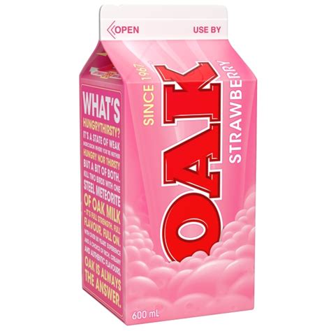 Oak Strawberry 600ml Adelaides Finest Supermarkets
