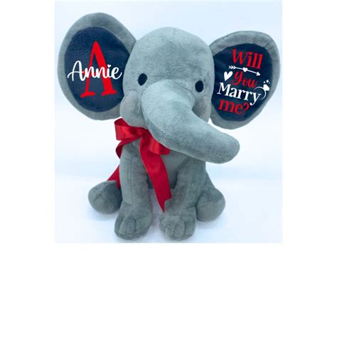 Personalized Will You Marry Me Proposal Marry Me Proposal T Stuffed