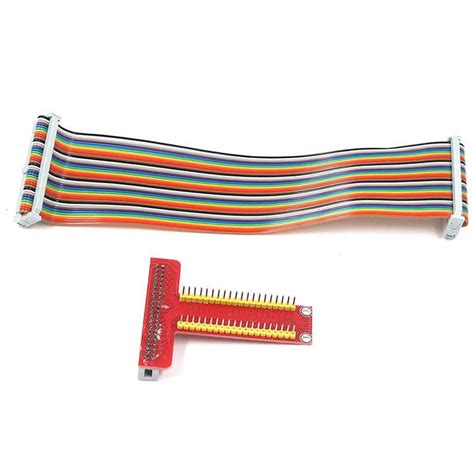 Rpi Gpio Breakout Expansion Board Ribbon Cable Assembled T Type
