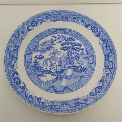 Willow Pattern Plates Etsy Uk