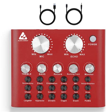 Audio Array Ai 12 Usb Bluetooth Soundcard Mixer Interface 2 Mic