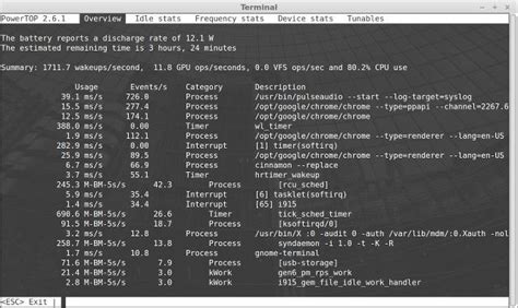 powertop will maximize your linux laptop s battery life