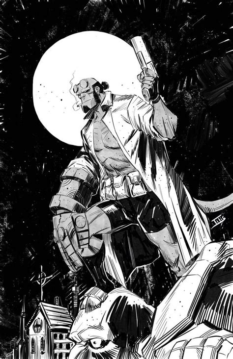 Another Hellboy Commission By Ittoogamy On Deviantart Comic Book