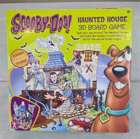 Rare Retro Scooby Doo Haunted House 3d Board Game New Opened Box Eur 80