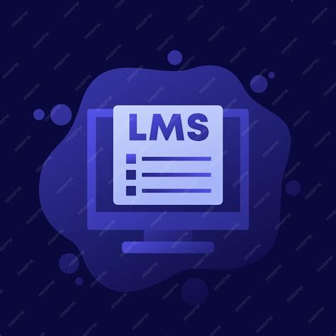 Premium Vector Lms Icon Learning Management System Vector Design