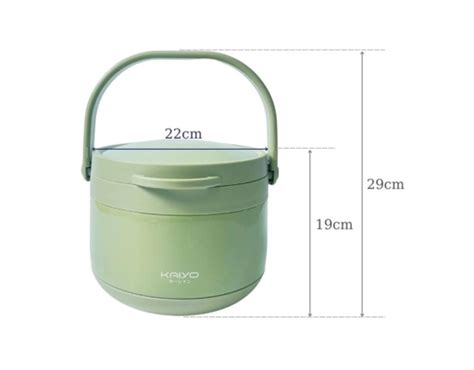 Nồi Ủ Chân Không Kaiyo Màu Xanh Mint 3l