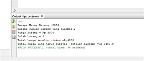 Program Inputan Kasir Sederhana Dengan Java Netbean Study Club Share