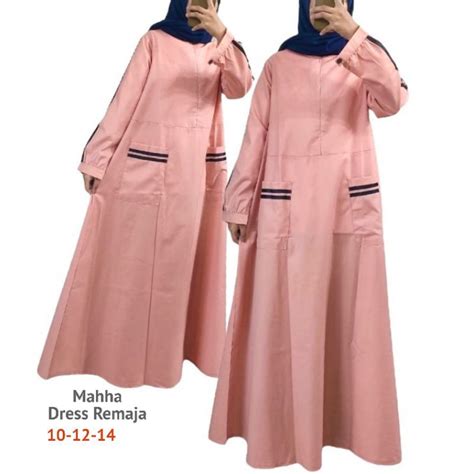Jual Dzania Dress Abg Gamis Mahha Abg Bahan Toyobo Premium Shopee Indonesia