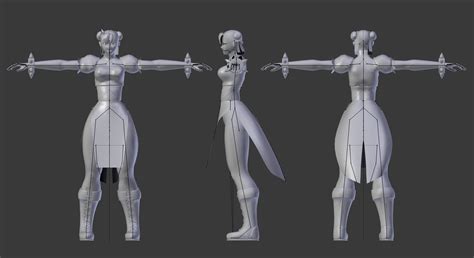 Chun Li 3d Model
