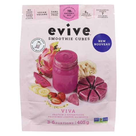 Evive Gluten Free Frozen Smoothie Cubes Viva 405 G Voilà Online Groceries And Offers
