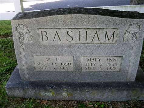 William Henry Basham 1850 1922 Find A Grave Memorial