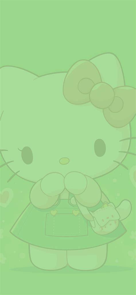 Green Hello Kitty