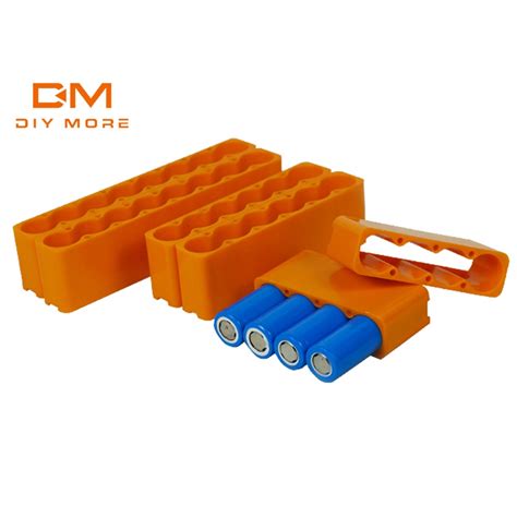 Diymore Lithium Battery Fixture Single Row 18650 Battery Pack Spot