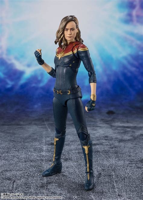 The Marvels Captain Marvel Figurine Sh Figuarts 15cm