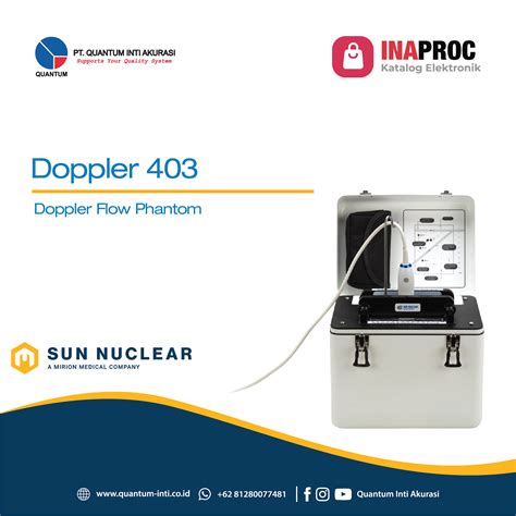 Doppler Flow Phantom Doppler 403 Pt Quantum Inti Akurasi