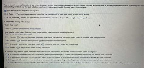 A Survey Naked Democrats Republicans And Independent Chegg